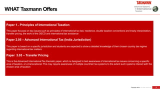 ADIT Course - Advance Diploma in International Taxation | PPTX