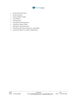 ADVANCED JAVA ONLINE TRAINING | PDF