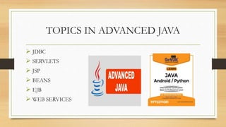 ADVANCED JAVA CLASSES - Jaipur | PPT