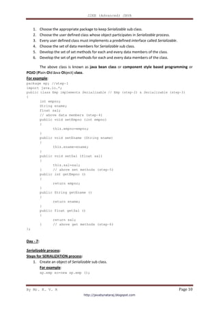 Advanced java jee material by KV Rao sir | PDF