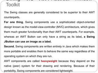 Advanced java lab swing mvc awt | PPT