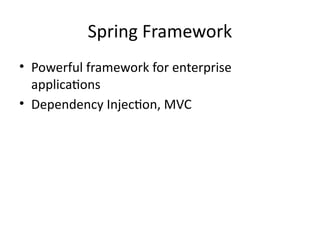 Comprehensive Guide to Advanced Java Technologies and Frameworks for ...