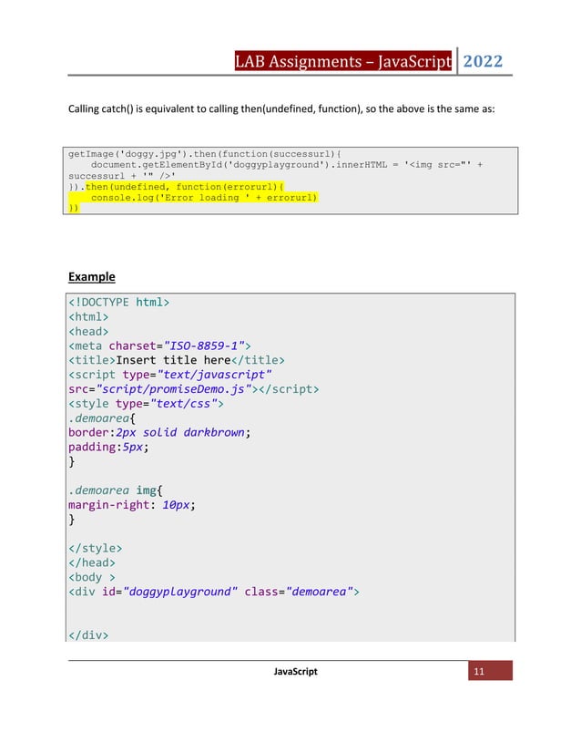 Javascript Exercises | PDF