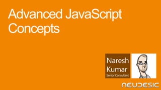 Advanced JavaScript Concepts | PPT