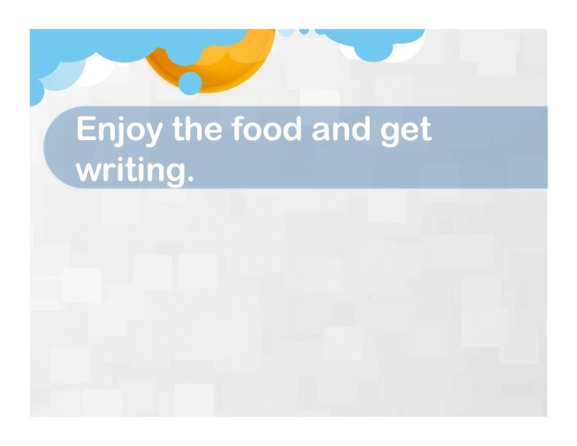 How to Write a Food Review