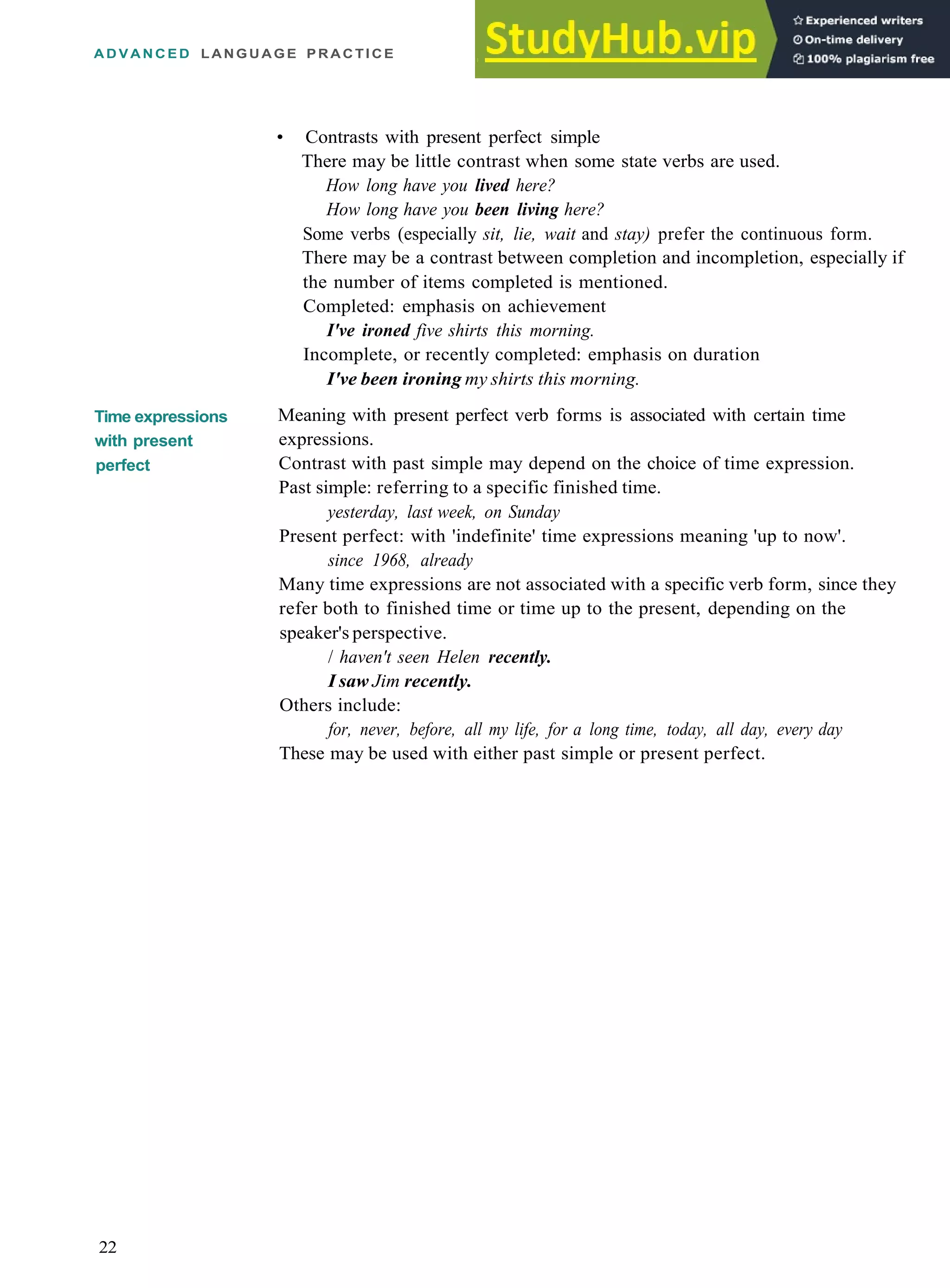 Advanced Language Practice - Michael Vince | PDF