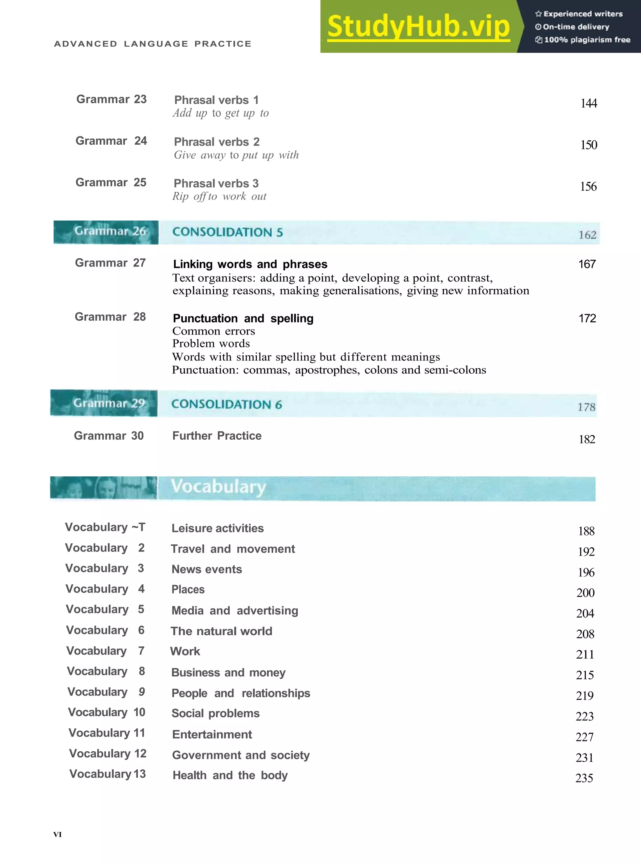 Advanced Language Practice - Michael Vince | PDF