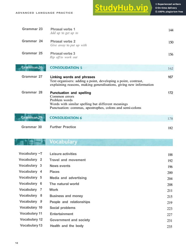 Advanced Language Practice - Michael Vince | PDF