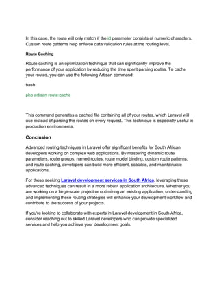 Advanced Laravel Routing Techniques - Complete PDF Guide | PDF