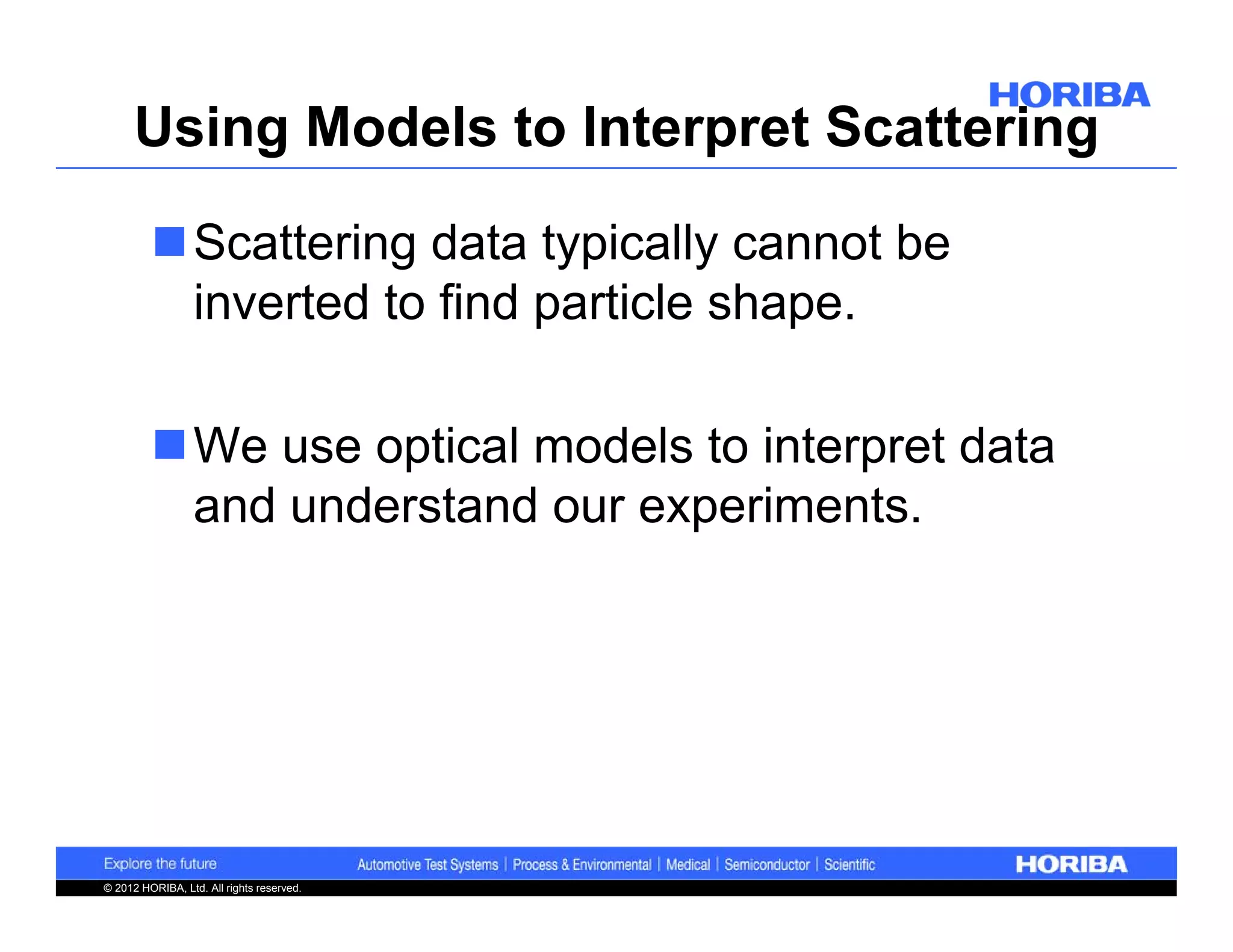 Advanced Laser Diffraction Theory Pdf Physics Science