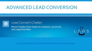 Salesforce: Advanced Lead Conversion Using Process Builder | PPT