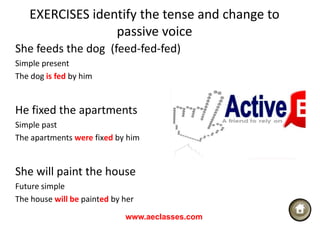 Advanced lesson 18 passive voice | PPTX