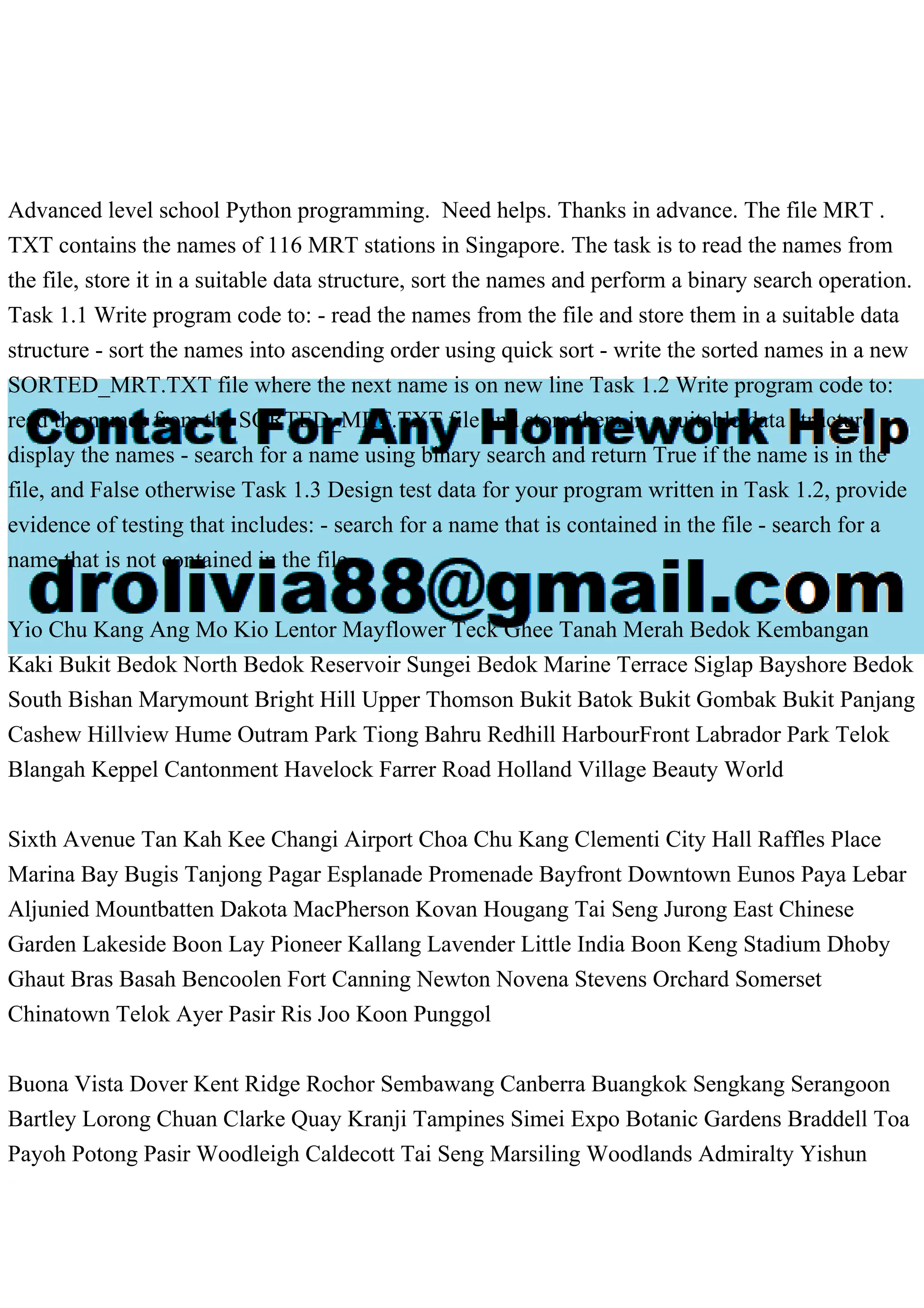 Advanced Level School Python Programming Need Helps Thankpdf