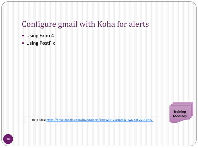 Advanced Level Training on Koha / TLS (ToT) | PPTX