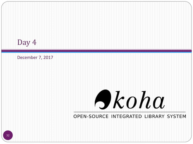 Advanced Level Training on Koha / TLS (ToT) | PPTX