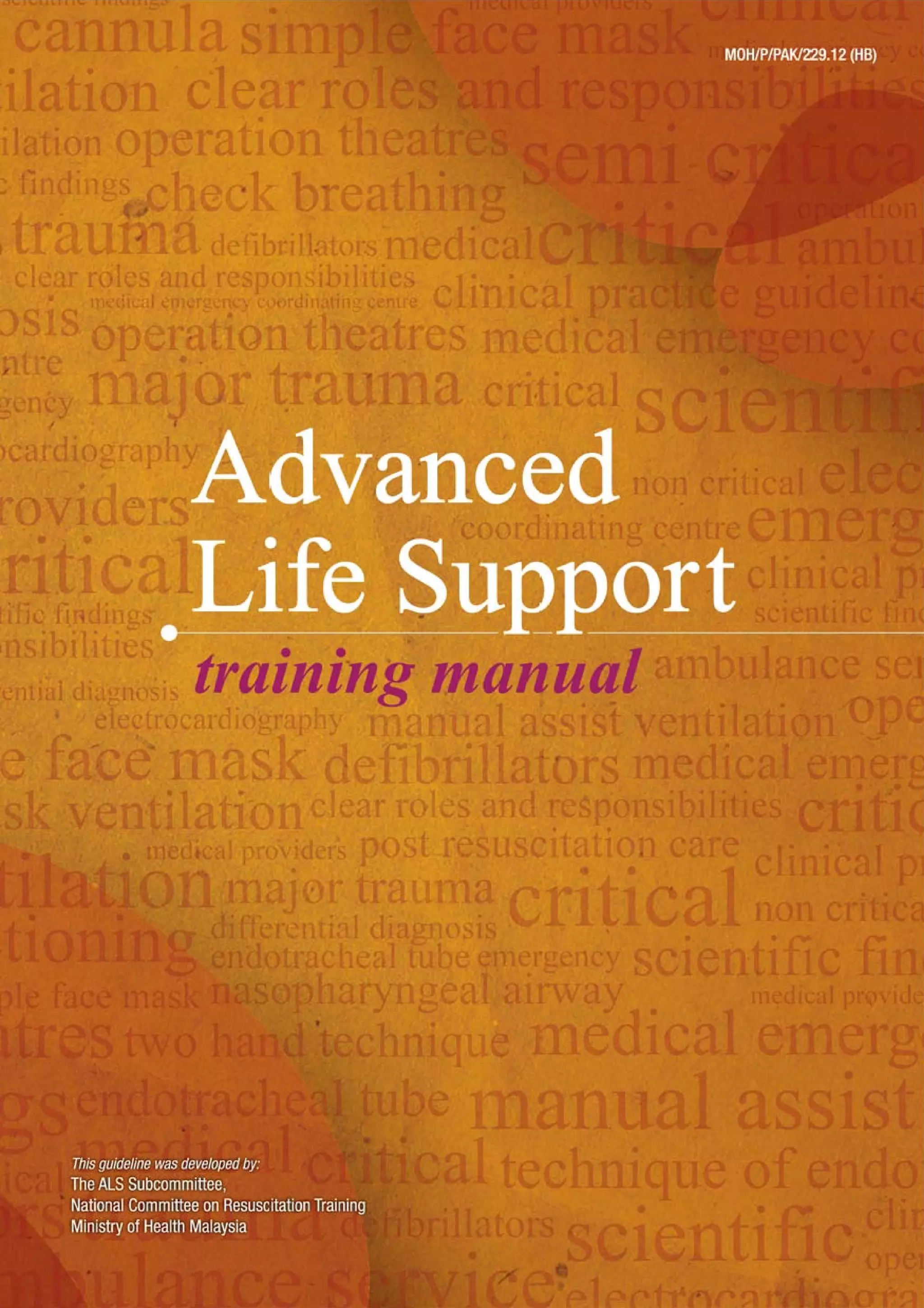 Advanced life support manual 2012 | PDF