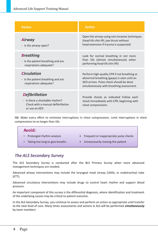 Advanced life support training manual final 2017 | PDF | First Aid ...
