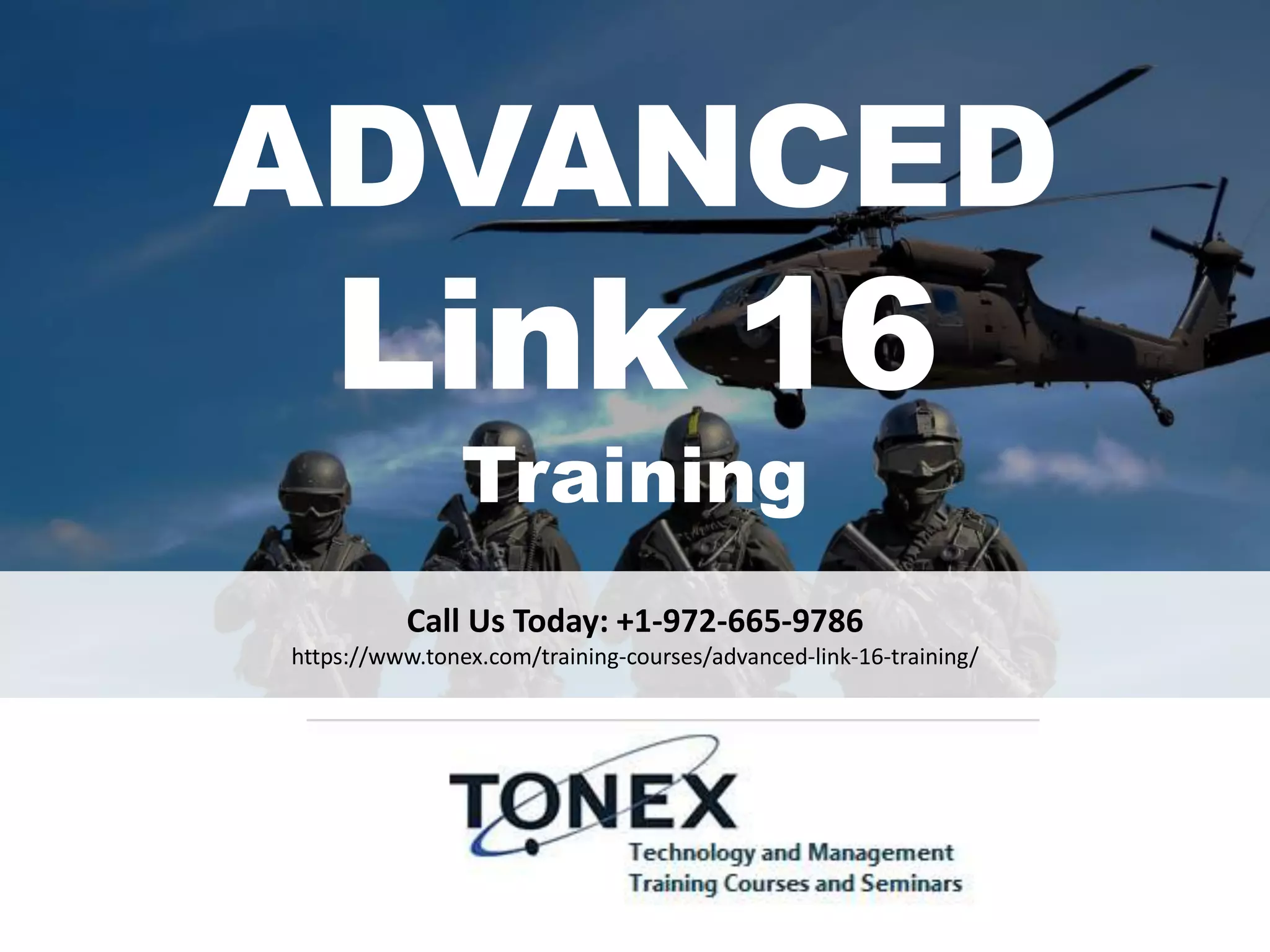 Advanced Link 16 Training | PPTX