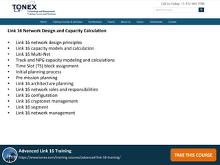 Advanced Link 16 Training | PPTX