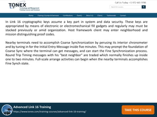 Advanced Link 16 Training | PPTX