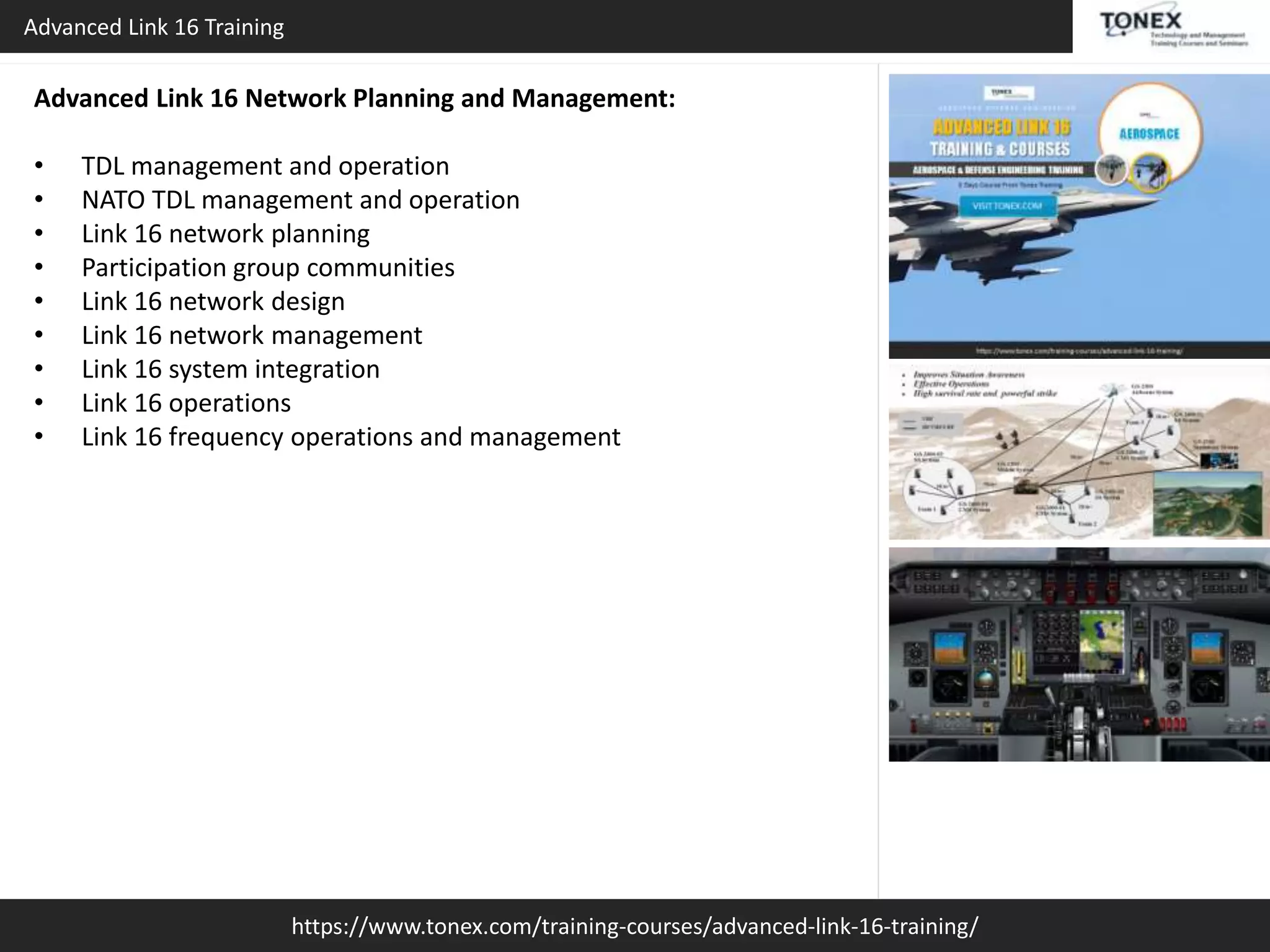 Advanced Link 16 Training : Tonex Training | PPTX