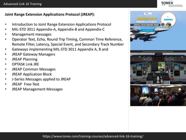 Advanced Link 16 Training : Tonex Training | PPTX