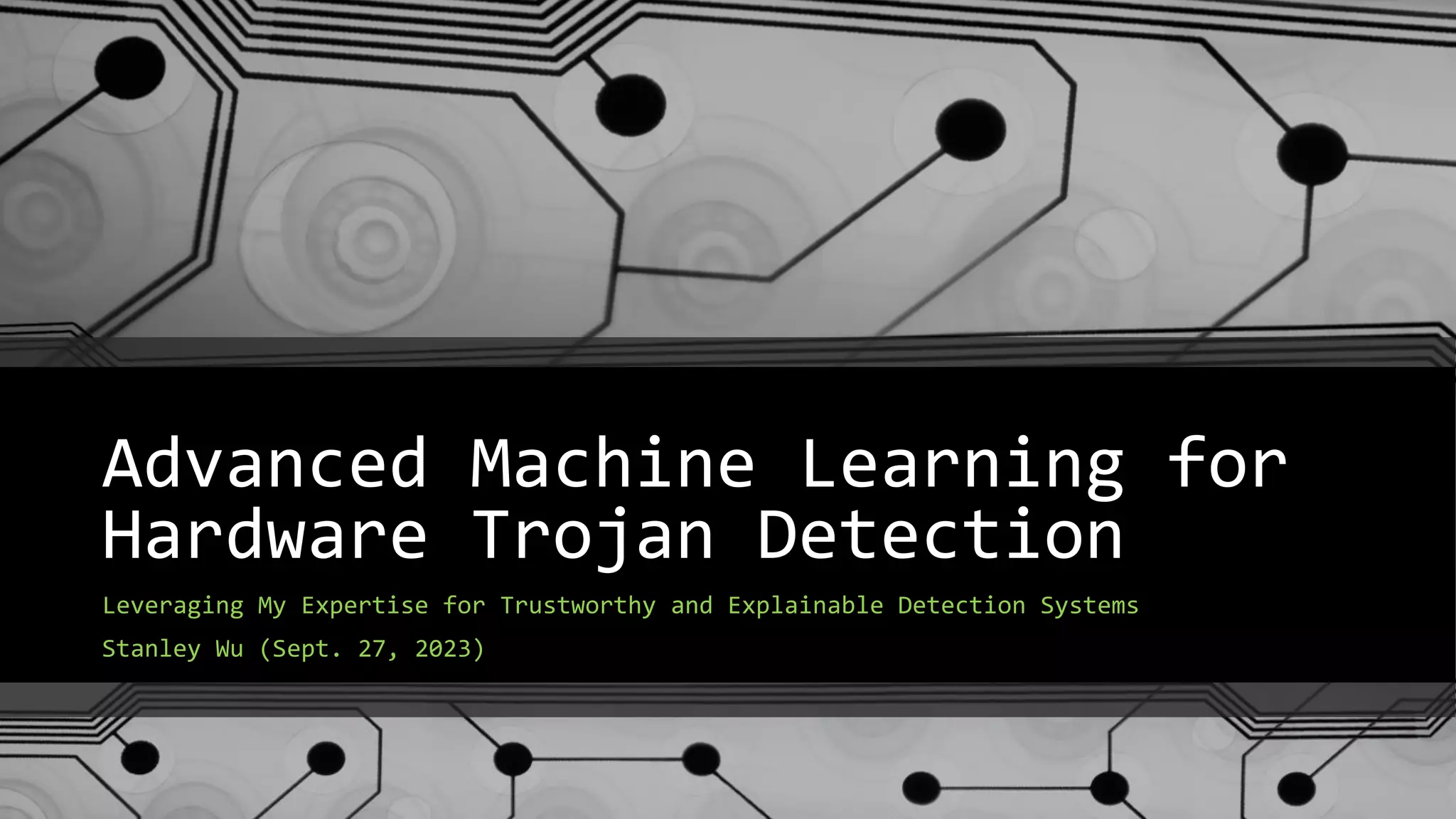 Advanced Machine Learning For Hardware Trojan Detectionv2pdf