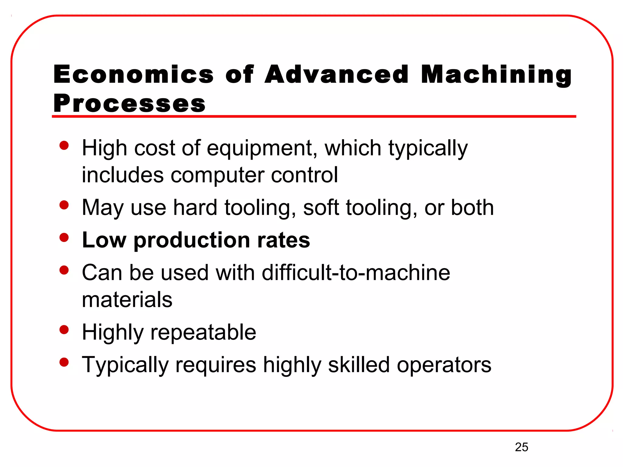 Advanced Machining Processes | PPT