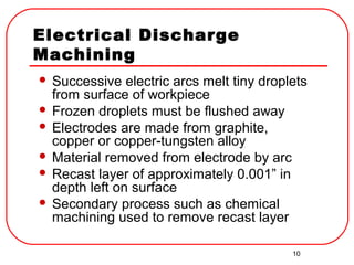 Advanced Machining Processes | PPT