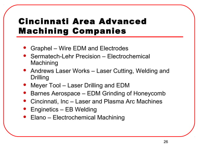 Advanced Machining Processes | PPT