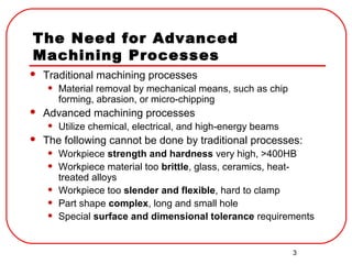 Advanced Machining Processes | PPT