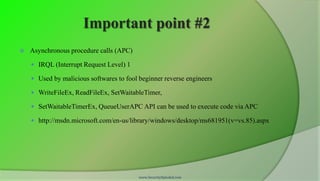 Advanced Malware Analysis Training Session 2 - Botnet Analysis Part 1 | PPT