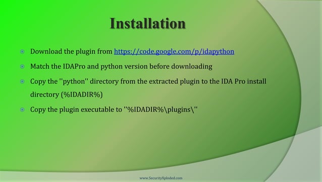 Advanced Malware Analysis Training Session 5 - Reversing Automation | PPTX | Programming ...