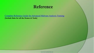 Advanced Malware Analysis Training Session 5 - Reversing Automation | PPTX | Programming ...