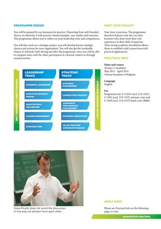 Brochure Advanced management programme | PDF