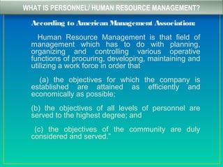 Advanced manpower planning | PPT