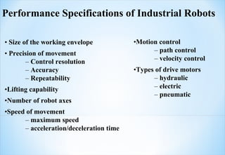 Advanced manufacturing and industrial robots | PPT