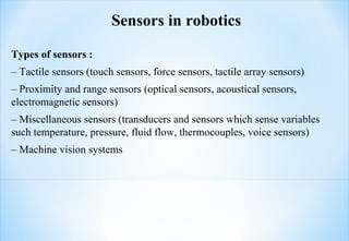 Advanced manufacturing and industrial robots | PPT