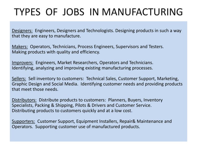 Advanced Manufacturing Technology | PPT