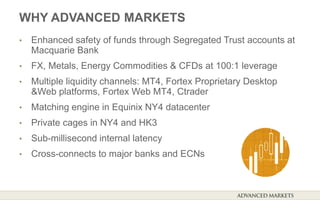 Advanced markets presentation | PDF