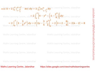 Advanced Mathematics_ Multiple Integrals _ Area by double integration _Lecture 4.pdf