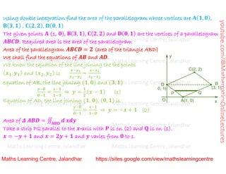 Advanced Mathematics_ Multiple Integrals _ Area by double integration _Lecture 4.pdf
