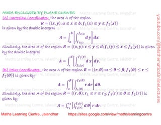 Advanced Mathematics_ Multiple Integrals _ Area by double integration _Lecture 4.pdf