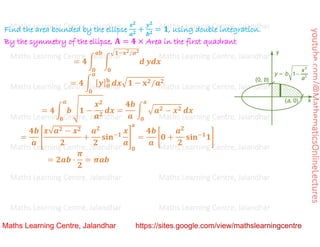 Advanced Mathematics_ Multiple Integrals _ Area by double integration _Lecture 4.pdf