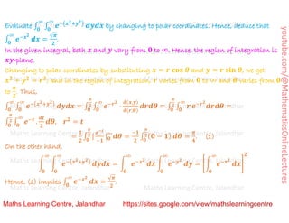 Advanced Mathematics_ Multiple Integrals _ Change of variable in a Double Integral _Lecture 2.pdf