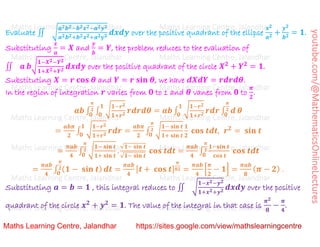 Advanced Mathematics_ Multiple Integrals _ Change of variable in a Double Integral _Lecture 2.pdf
