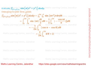 Advanced Mathematics_ Multiple Integrals _ Change of variable in a Double Integral _Lecture 2.pdf