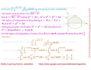 Advanced Mathematics_ Multiple Integrals _ Change of variable in a Double Integral _Lecture 2.pdf