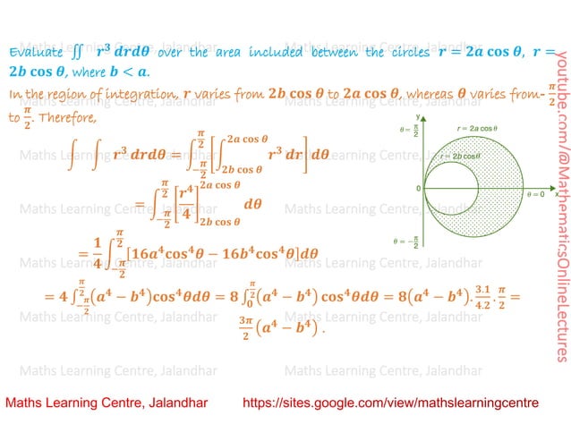 Advanced Mathematics_ Multiple Integrals _Double Integrals in Cartesian ...