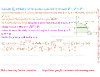 Advanced Mathematics_ Multiple Integrals _Double Integrals in Cartesian ...